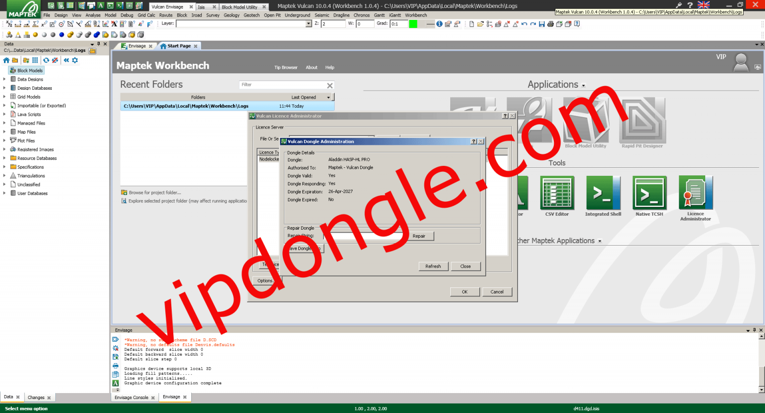 Maptek Vulcan Sentinel HASP Dongle - Vip Dongle Team
